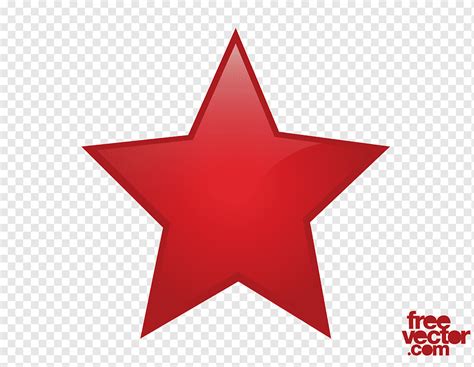 Estrella Roja Brillante Png PNGWing