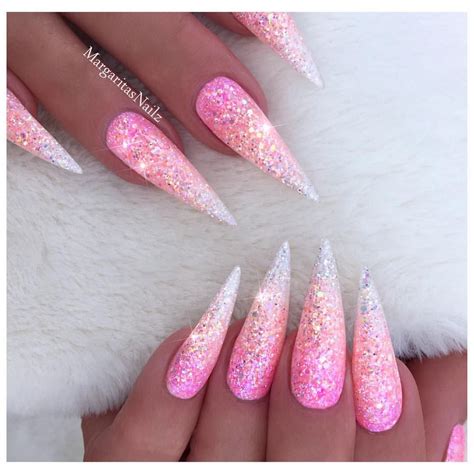 Pin By Pat Castillo On Nails In Nails Stiletto Nails Pink Nails
