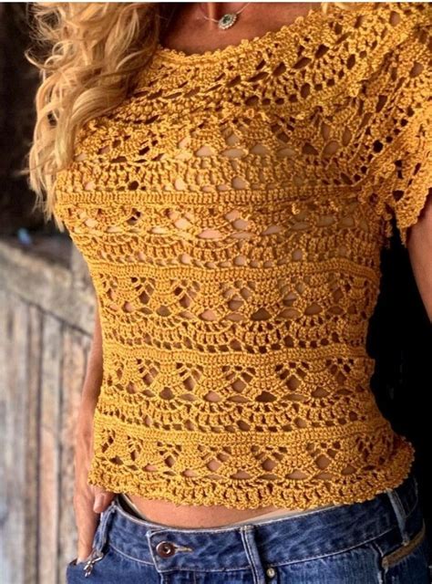 Pin By Silvana Estrela On Renda Se Crochet T Shirts Easy Crochet