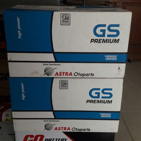 Jual Aki Gs Premium Astra H N V Ah Aki Basah Shopee