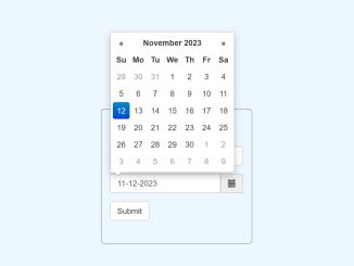 Bootstrap 5 Datepicker With Vanilla JS CodeHim