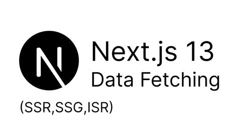 Next js 13 教學 Data Fetching Static Dynamic Cache SSR SSG ISR
