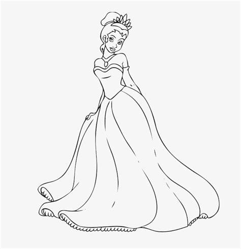 Disney Princess Tiana Coloring Pages