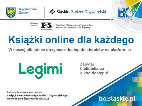 Kody dostępu do ebooków na platformie Legimi Biblioteka Publiczna w