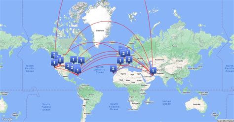 Tui Route Map Scribble Maps