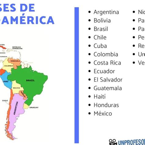 ficción gato Pendiente cuales son las naciones latinoamericanas fusión