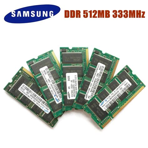 SAMSUNG SEC DDR DDR1 512MB 1GB 333MHz PC 2700S 512MB Notebook Memory