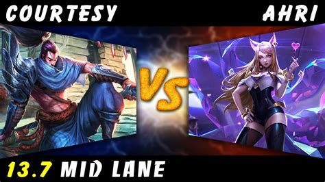 Courtesy Yasuo Vs Ahri MID Patch 13 7 Yasuo Gameplay YouTube