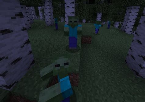 Zombie Head In Minecraft