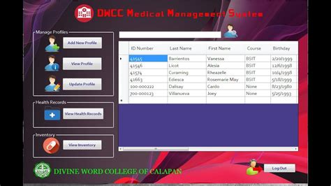 Clinic Management System Vb Net Mysql YouTube