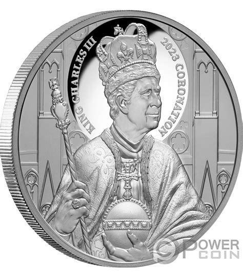 KING CHARLES III CORONATION 1 Oz Silber Münze 1 Niue 2023