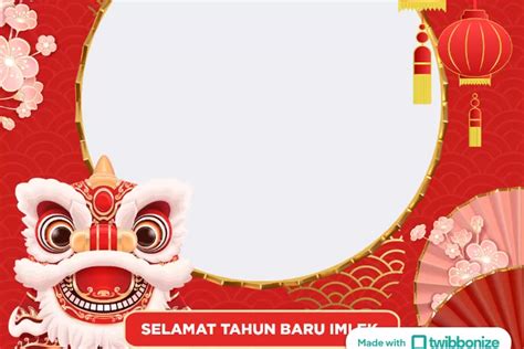 TERBARU 29 Link Twibbon Tahun Baru Imlek 2024 Dengan Tema Naga Desain