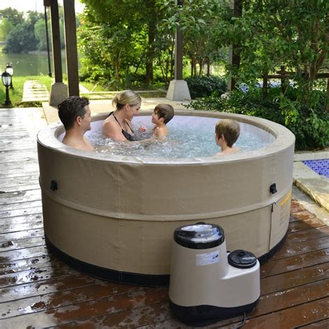 Radiant Grand Oasis 72 Inch 5 Person Foam Wall Portable Spa Overstock