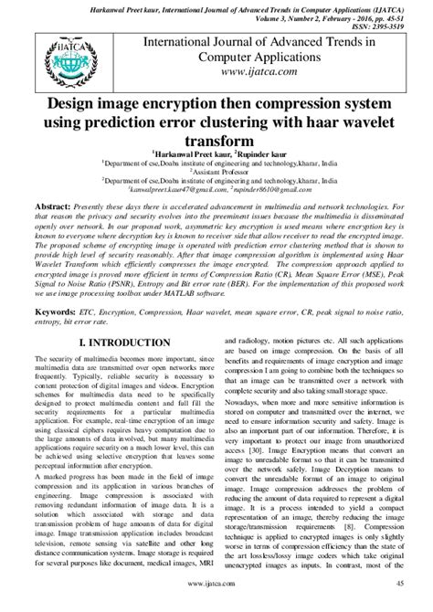 pdf reversible multiple image secret sharing using discrete haar wavelet transform ashwaq t