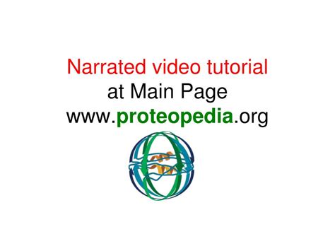 Ppt Proteopedia A Breakthrough In Biomolecular Structure