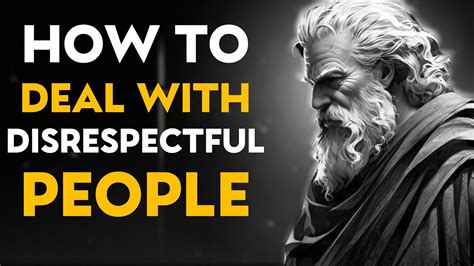 10 STOIC LESSONS TO HANDLE DISRESPECT MUST WATCH YouTube