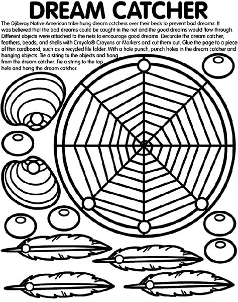 Dreamcatcher Coloring Pages Clip Art Library