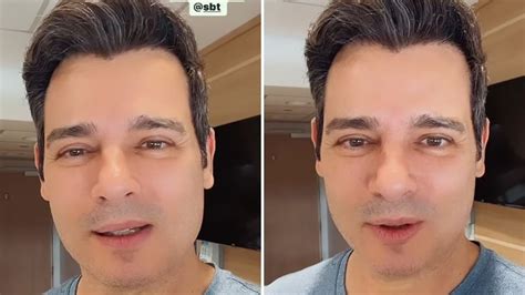 Celso Portiolli atualiza estado de saúde após ser internado Tudo sob