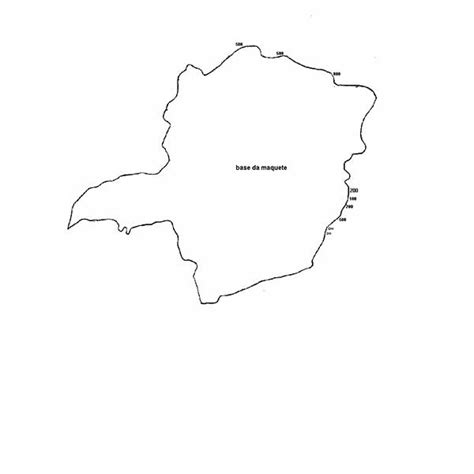 25 Desenhos De Mapa De Minas Gerais Para Imprimir E Colorir