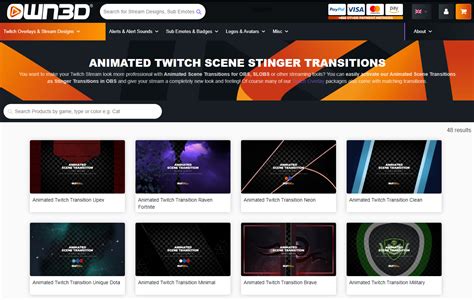 Stream Transitions Free Premium Stingers For Streamers