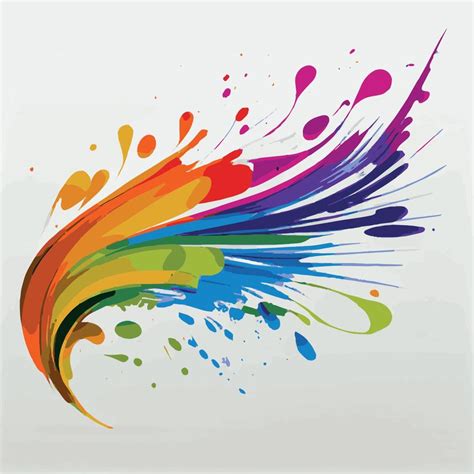 Frotis Manchas De Pintura De Color Sobre Un Fondo Blanco Colores