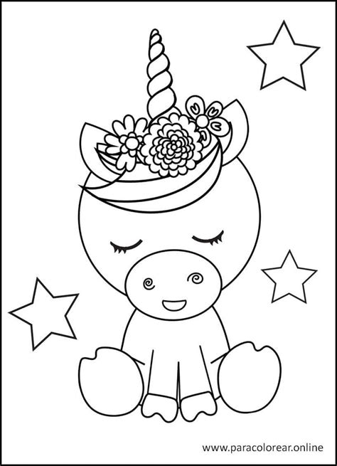 Los Mejores Dibujos De Unicornios Para Colorear Imprimir Y Pintar
