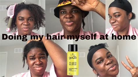 Do Your Hair At Home For The First Time In Canada Doing My Hair At