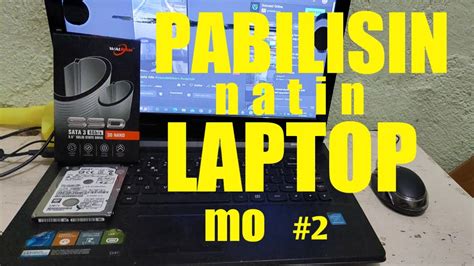 Paano Mag Upgrade At Mag Install Ng Ssd How To Install Ssd YouTube
