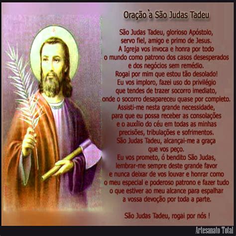 Mensagem Dia de São Judas Tadeu Imagem e Frases Dia 28 de Outubro