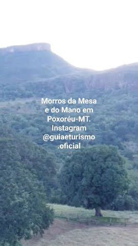 Morros da Mesa e do Mano em Poxoréu MT YouTube