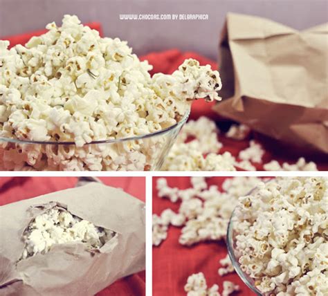 Cómo hacer palomitas caseras en microondas Cocina