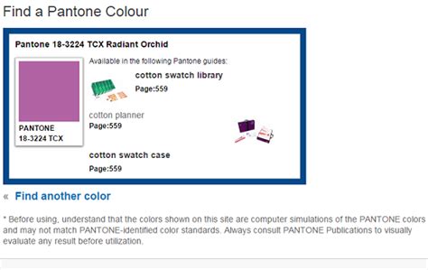 Pantone Color Search