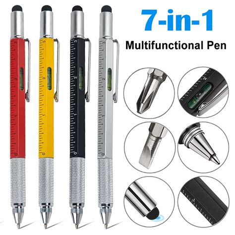 7 In1 Multifun Es Caneta Esferogr Fica Ferramenta De M O Moderna