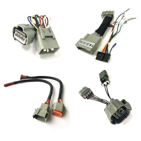 Customized Wire Harness Assembly Electrical Wiring Harness With Strain