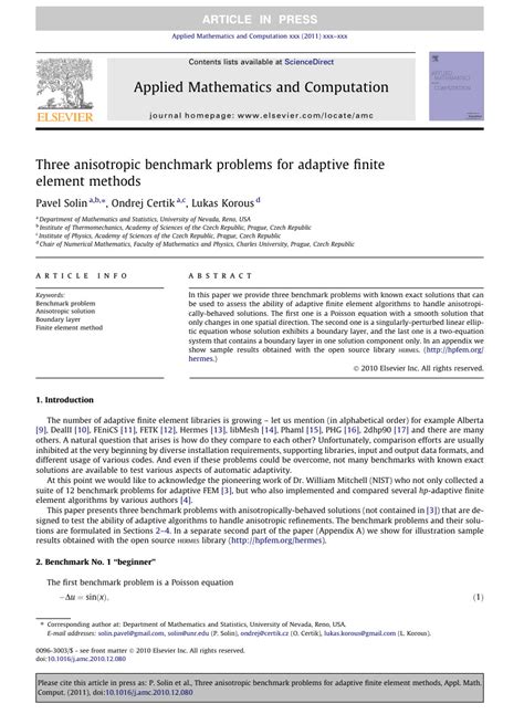 Elsevier Journal Latex Template Syllabus Latex Template Full Naked
