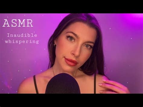 Asmr Inaudible Whispering Scratching Negative Energy Away Youtube