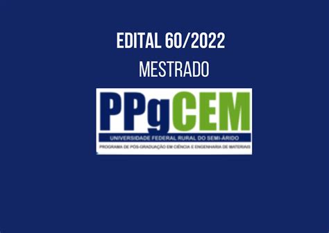 Pró Reitoria de Pesquisa e Pós Graduação PROPPG EDITAL PROPPG 60