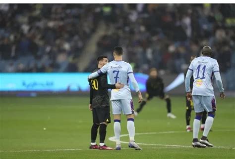Ronaldo Shares Delightful Photo With Messi In Al Nassr PSG Match