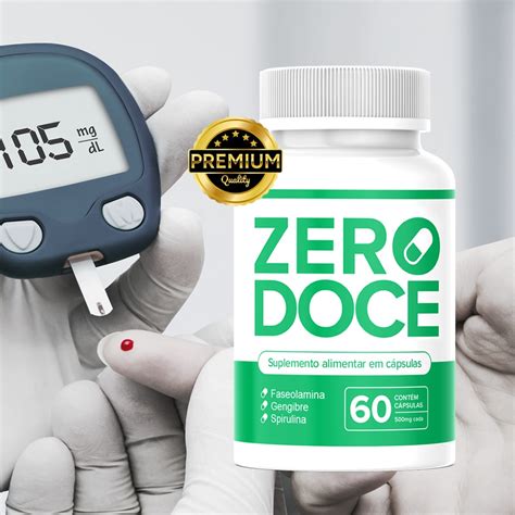 Controle Glicose Diabete Zero Açúcar 60 Cápsulas Envio Imediato