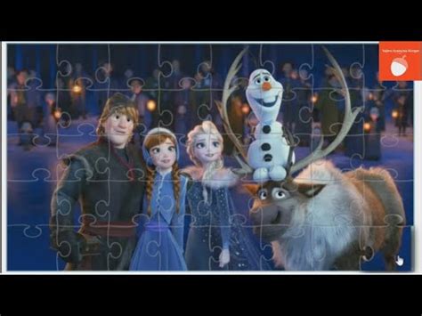 ELSA ANNA KRISTOF OLAF AND SVEN Frozen Puzzles YouTube