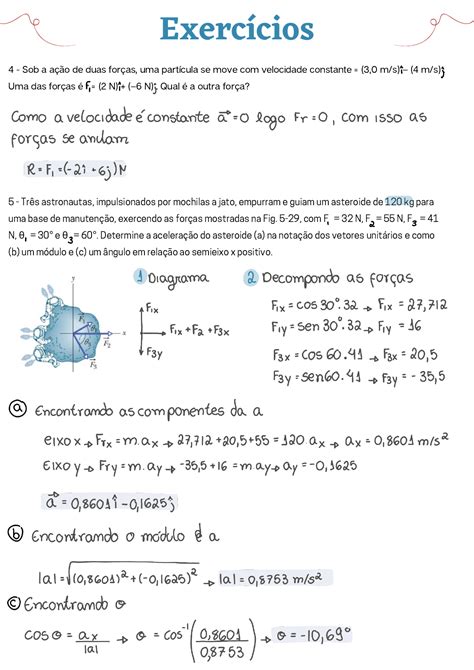 Exercicios De Fisica Leis De Newton FDPLEARN