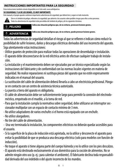 PDF 3 INSTRUCCIONES IMPORTANTES PARA LA SEGURIDADES 1 3 INSTRUCCIONES
