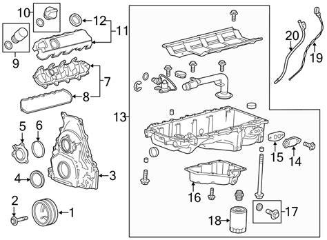 Diagram Engine Parts For Your Cadillac Escalade
