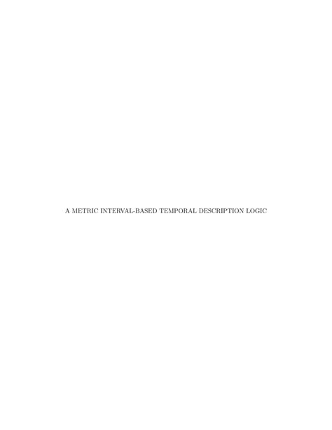 pdf a metric interval based temporal description logic