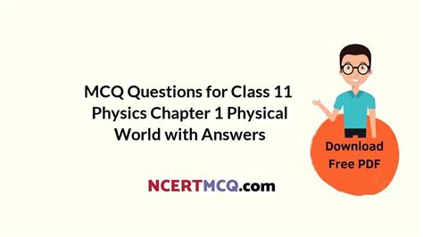 mcq questions for class 11 physics with answers chapter wise pdf download ncert mcq