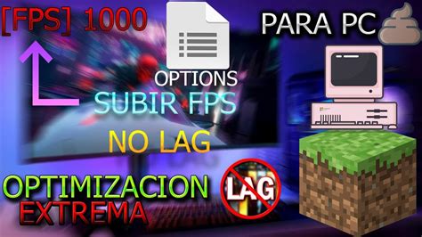 Como SUBIR Los FPS En MINECRAFT Nuevo Metodo Definitivo FPS BOOST