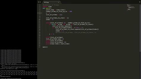 python beginner tutorial series using project euler 10 summation of primes youtube
