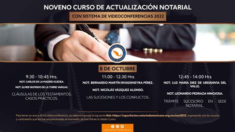 Notariado Mexicano on Twitter NoTeLoPierdas Mañana a las 9 30 hrs