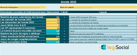 Les conventions de forfait jours en 2024 LégiSocial