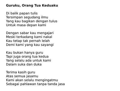 7 Puisi Hari Guru 4 Bait Yang Penuh Makna Dan Puitis